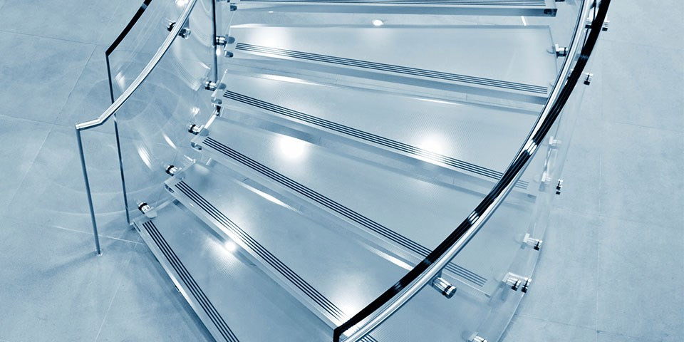 Glass sanding system with Mirka products